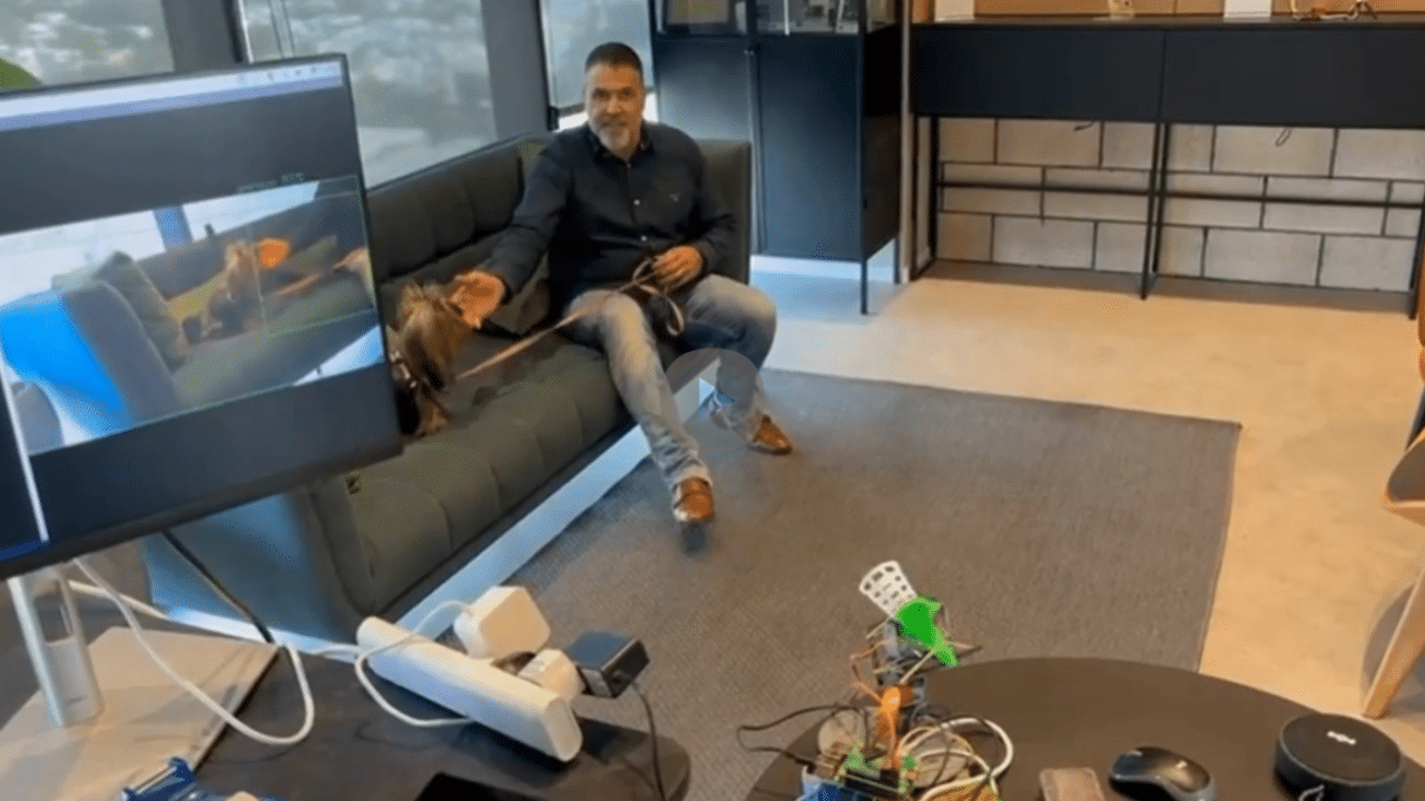 AI Pet Activity Monitor with Interactive Play | Hailo AI Chips