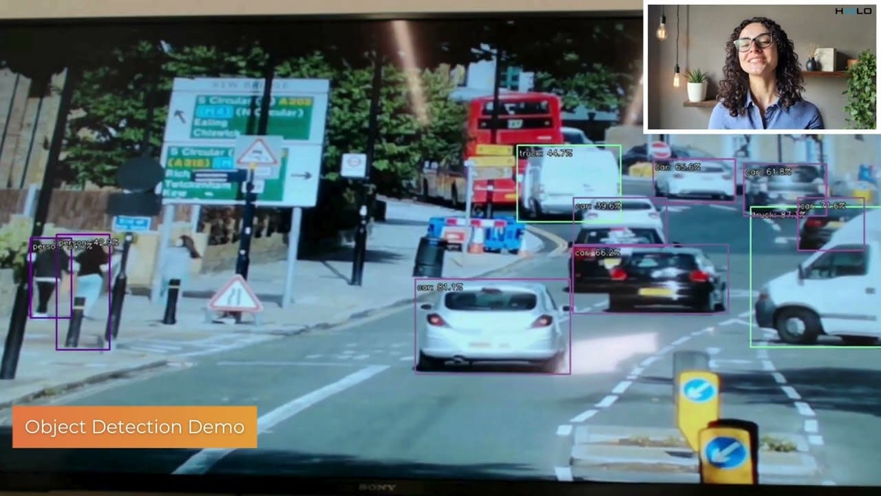 YOLO Object Detection Demo with Hailo-10H AI Accelerator